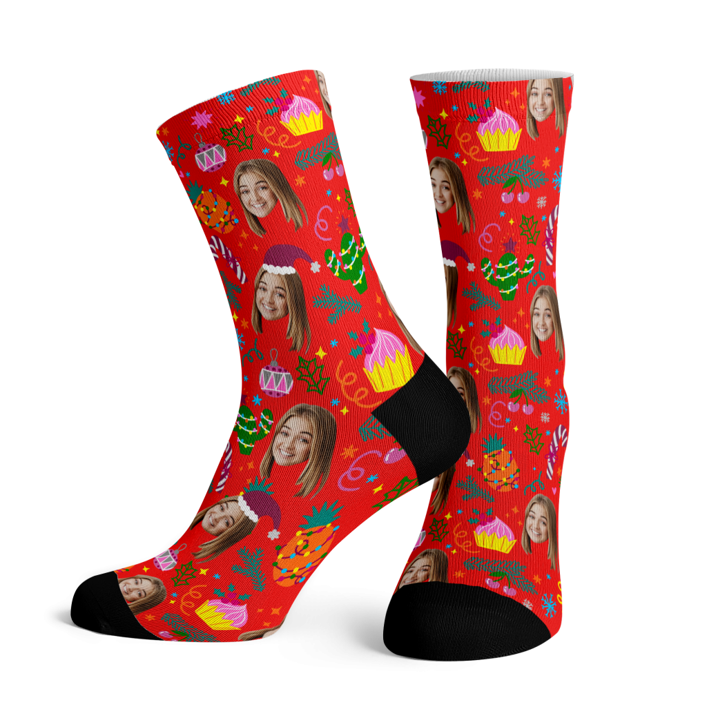 Festive Socks - Lets Get Custom